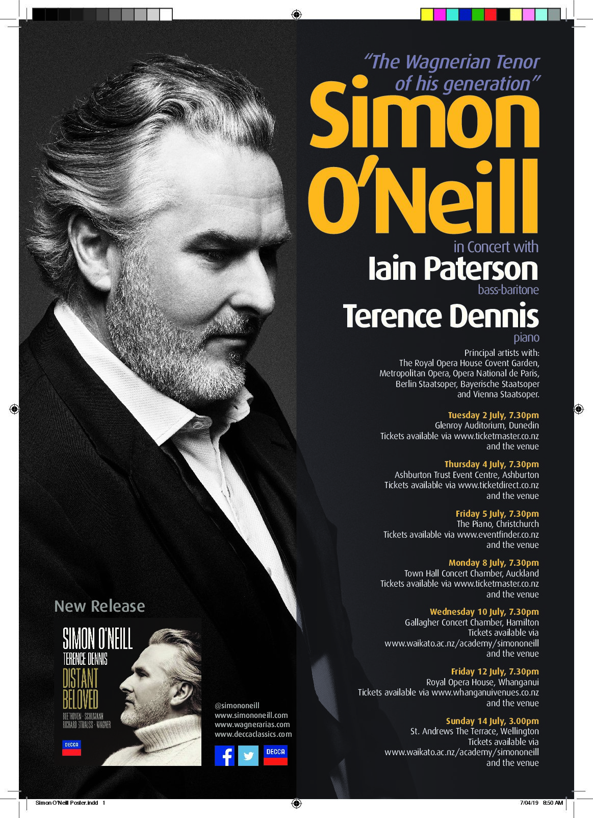Simon O’Neill in Concert | St Andrew's Church